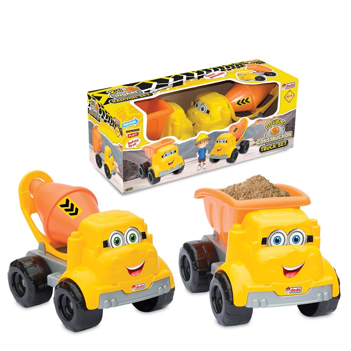 FEN-03411 IKILI INSAAT KAMYON SET 12